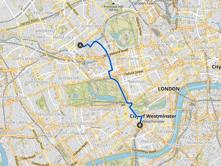 From Maida Vale to Victoria | Fahrradtour | Komoot